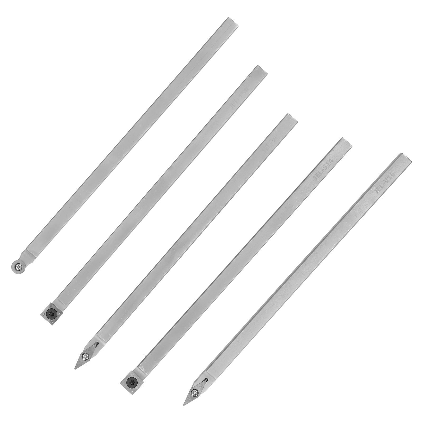 6 pièces/ensemble tour à métaux haute dureté kit d'outils de tournage ensemble de supports de ...