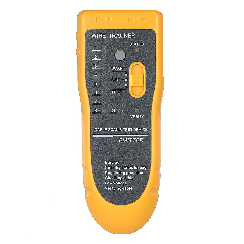 Multi-purpose Communication Network Wire Tracker Handheld Line Finder