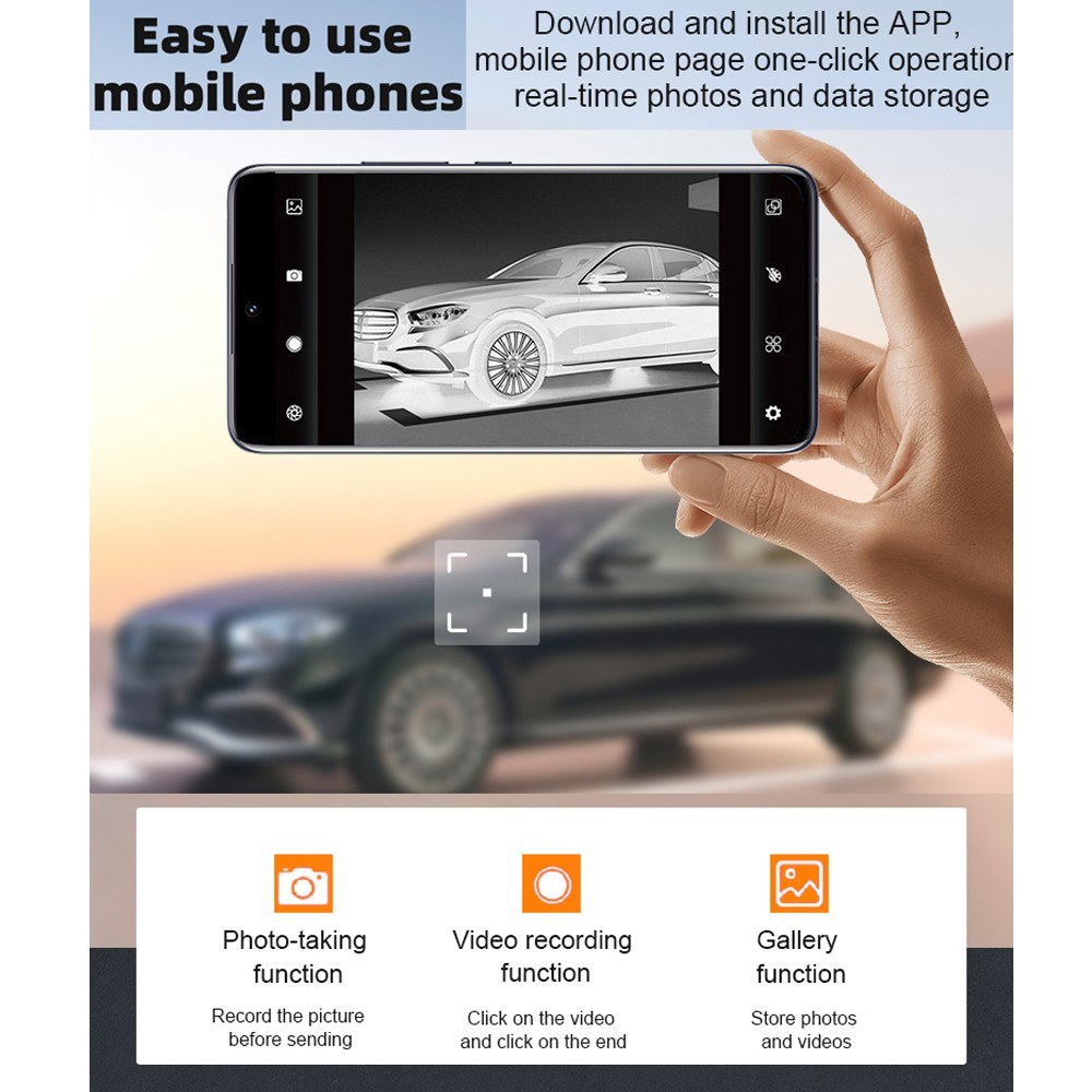 HT-203U 256*192 Pixels Mobilephone Thermal Imager -20℃ to 550 ...