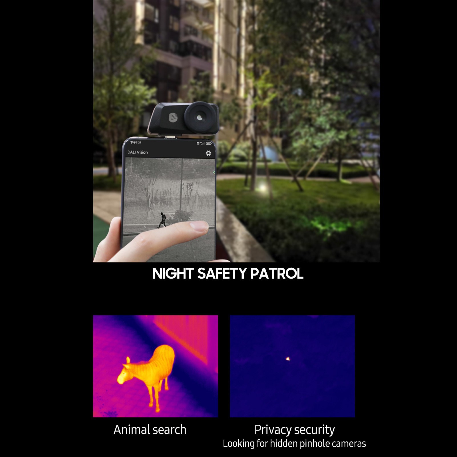 Smartphone Thermal Camera for Android USB-C Mini Infrared Thermal ...