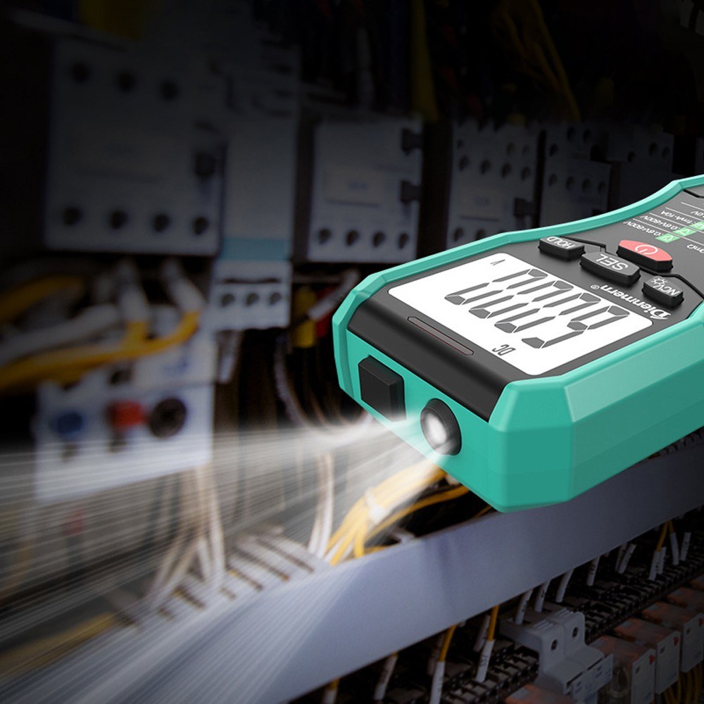 Portable Digital Multitester Backlight Voltmeter Handheld LCD Digital ...