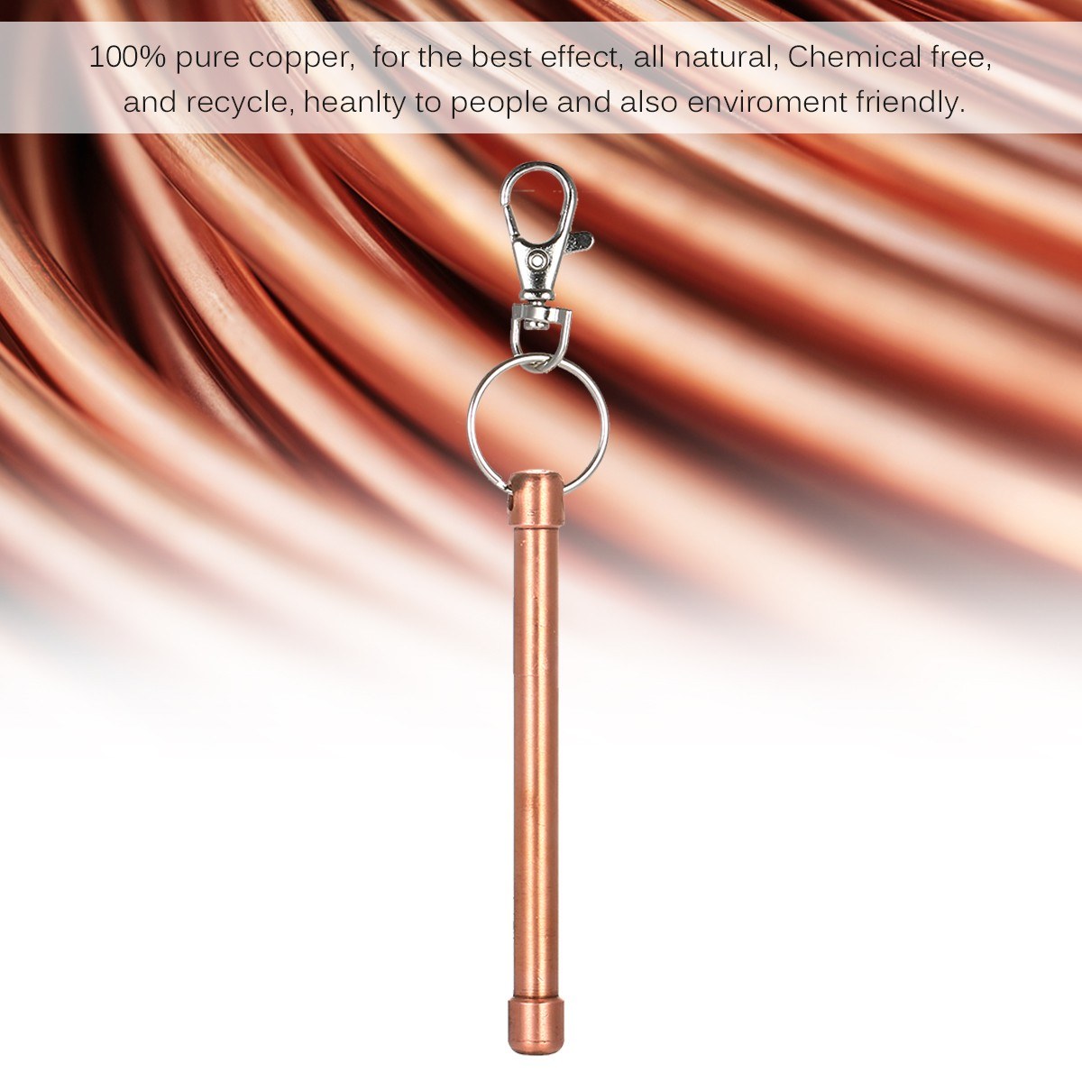 Copper Rod Pure Antimicrobial Copper Natural Alternative to Steri ...