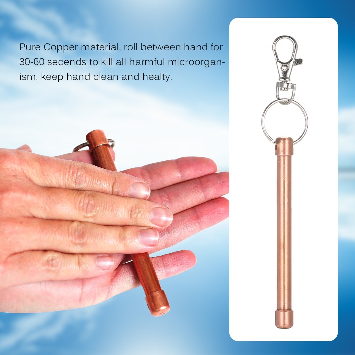 Copper Rod Pure Antimicrobial Copper Natural Alternative to Steri ...