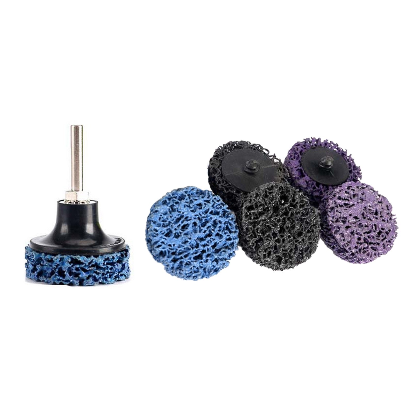 6PCS 2 Inch Strip Discs Stripping Wheel with 1 Shank for Angle Grinders ...