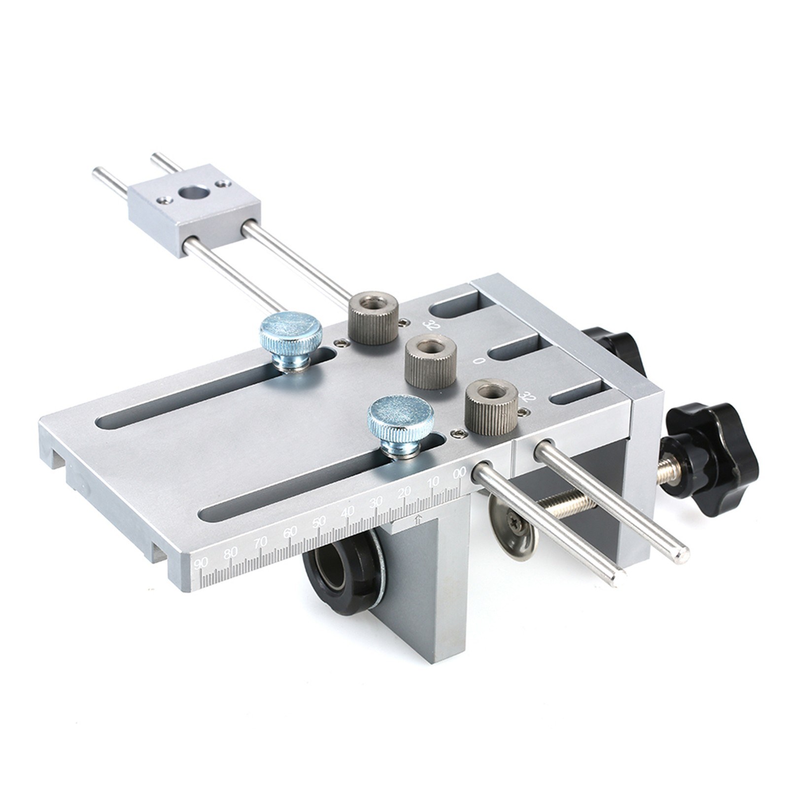 3-in-1 Punch Positioner with Clamp Punching Locator Hole Drill Punch ...