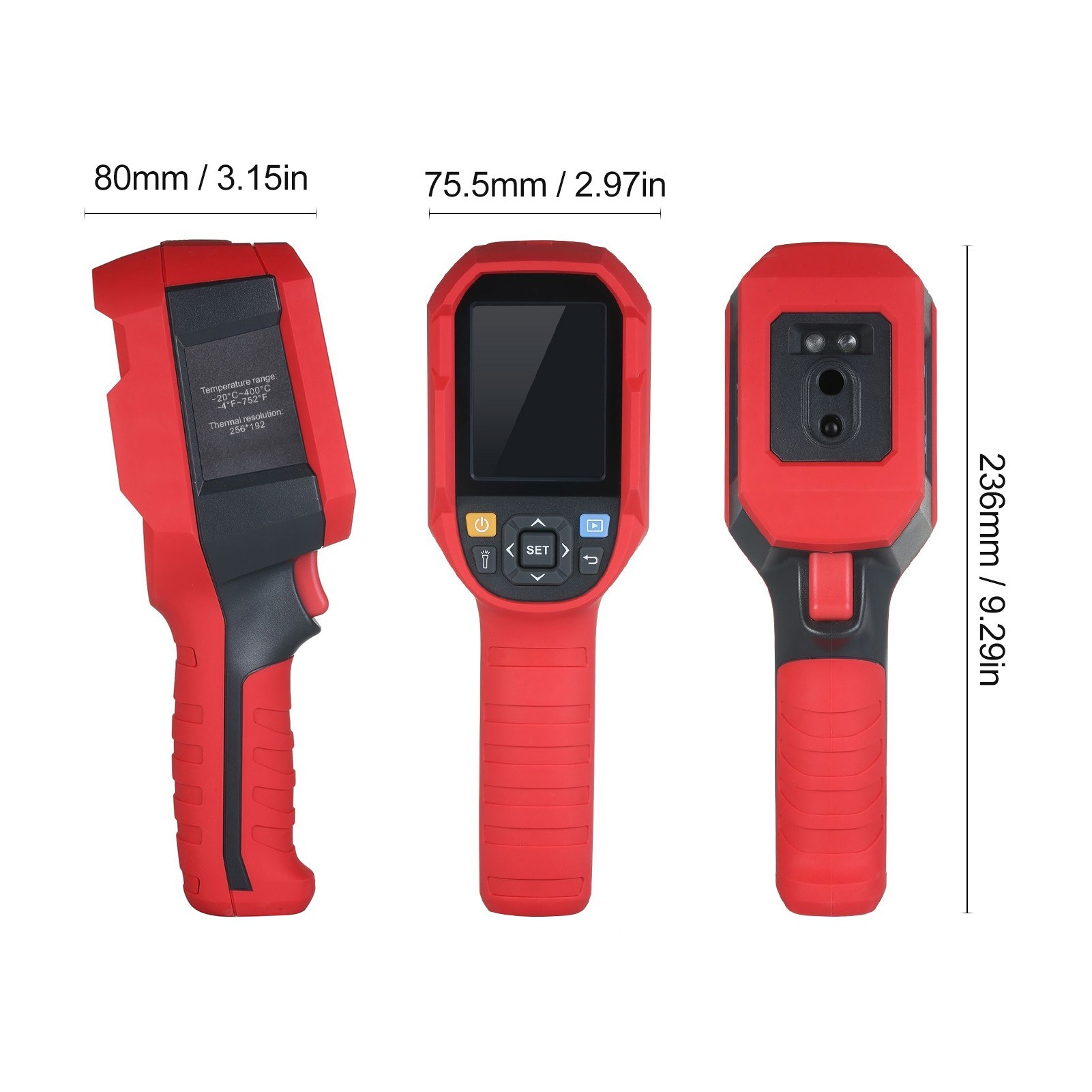 UNI-T UTi260A Professional 256 x 192 IR Thermal Imager Rechargeable ...