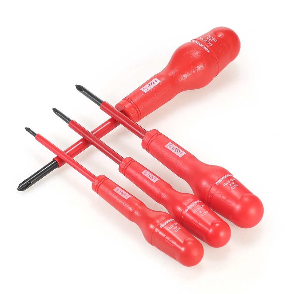 9pcs 1000V Tournevis isolés multifonctions Set avec magnétique fendue ...