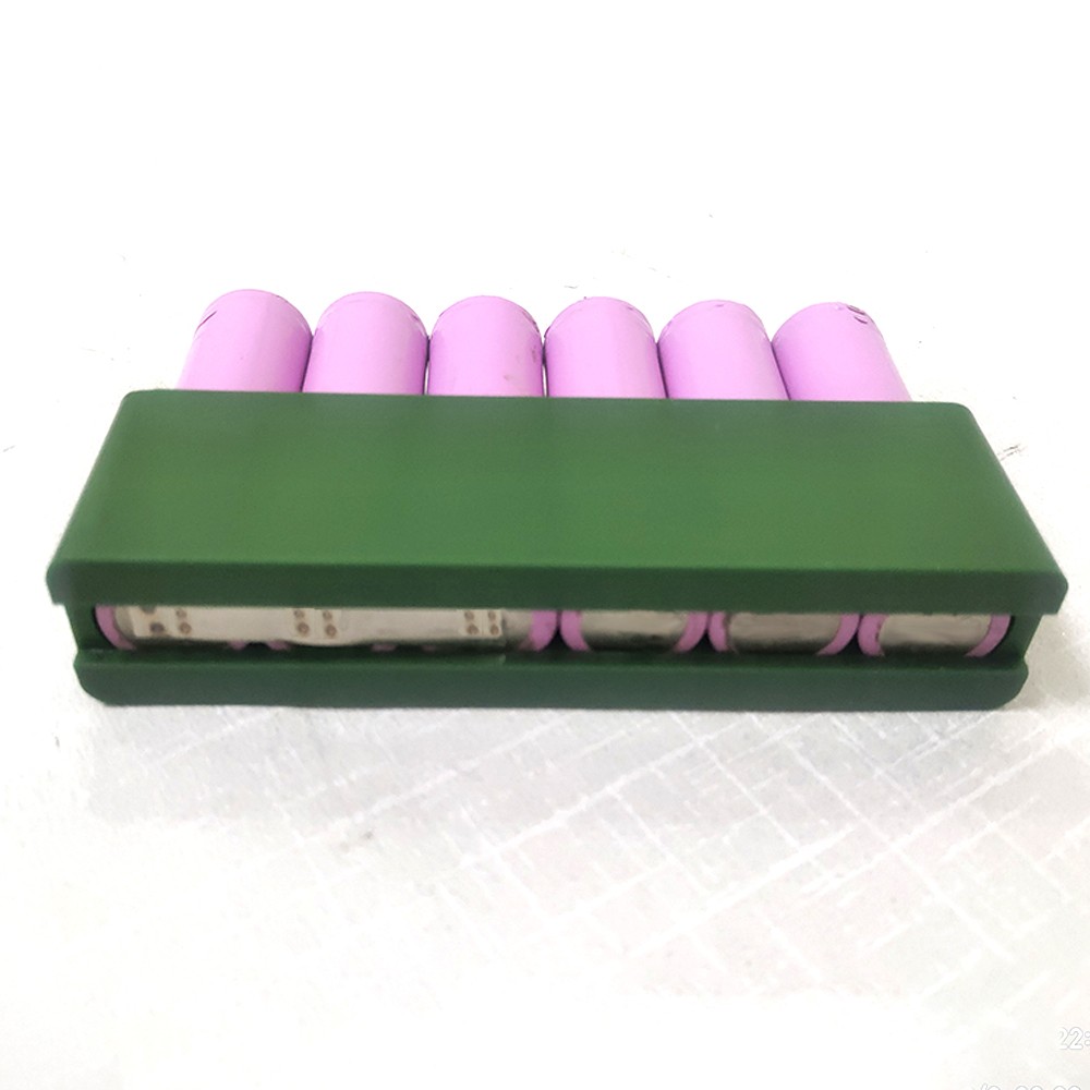 6-Section-Structure 18650 Battery Fixture Cylindrical Li-ion Battery ...