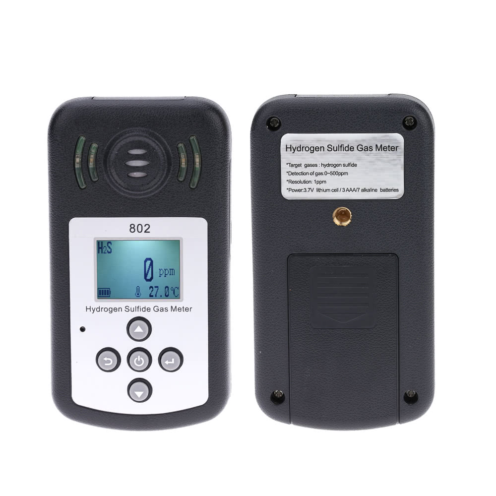 Handheld Professional Hydrogen Sulfide Gas H2S Meter Detector