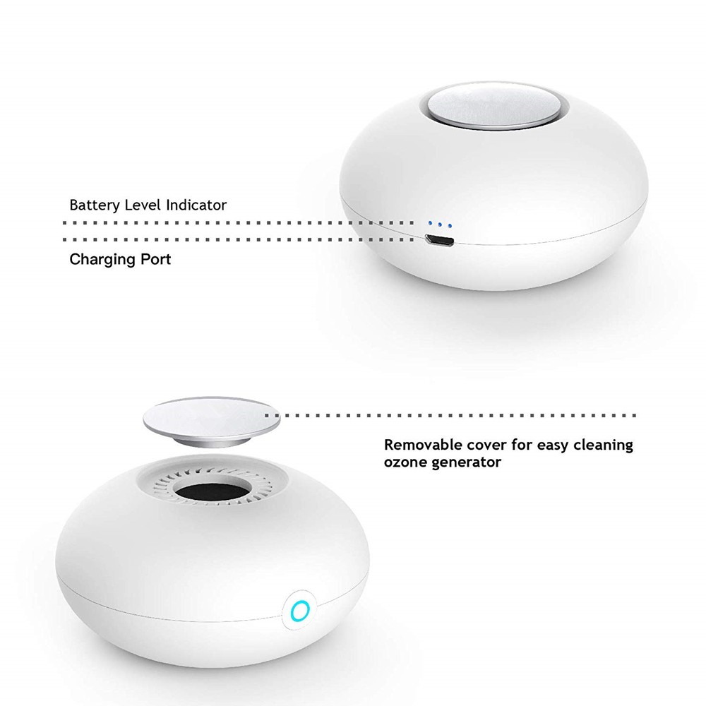 Mini Ozone Generator Portable Air Purifier USB Rechargeable ...