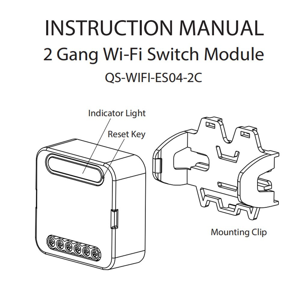 QS-WIFI-CP02 Tuya WiFi Intelligentes Schaltmodul Intelligentes ...