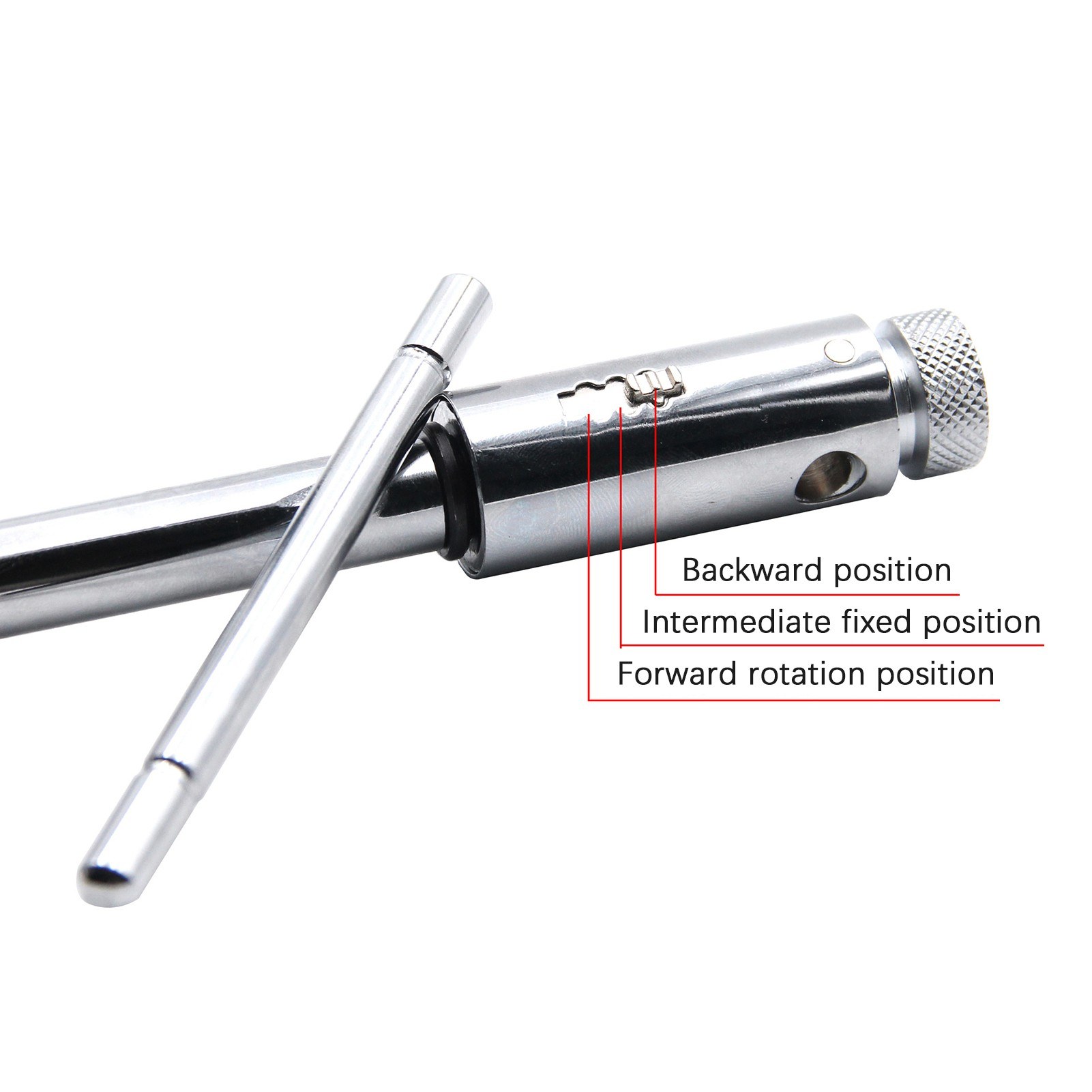Lengthen Reversible T-Type Handle Ratchet For Tap Die Set Taps Wrenches ...