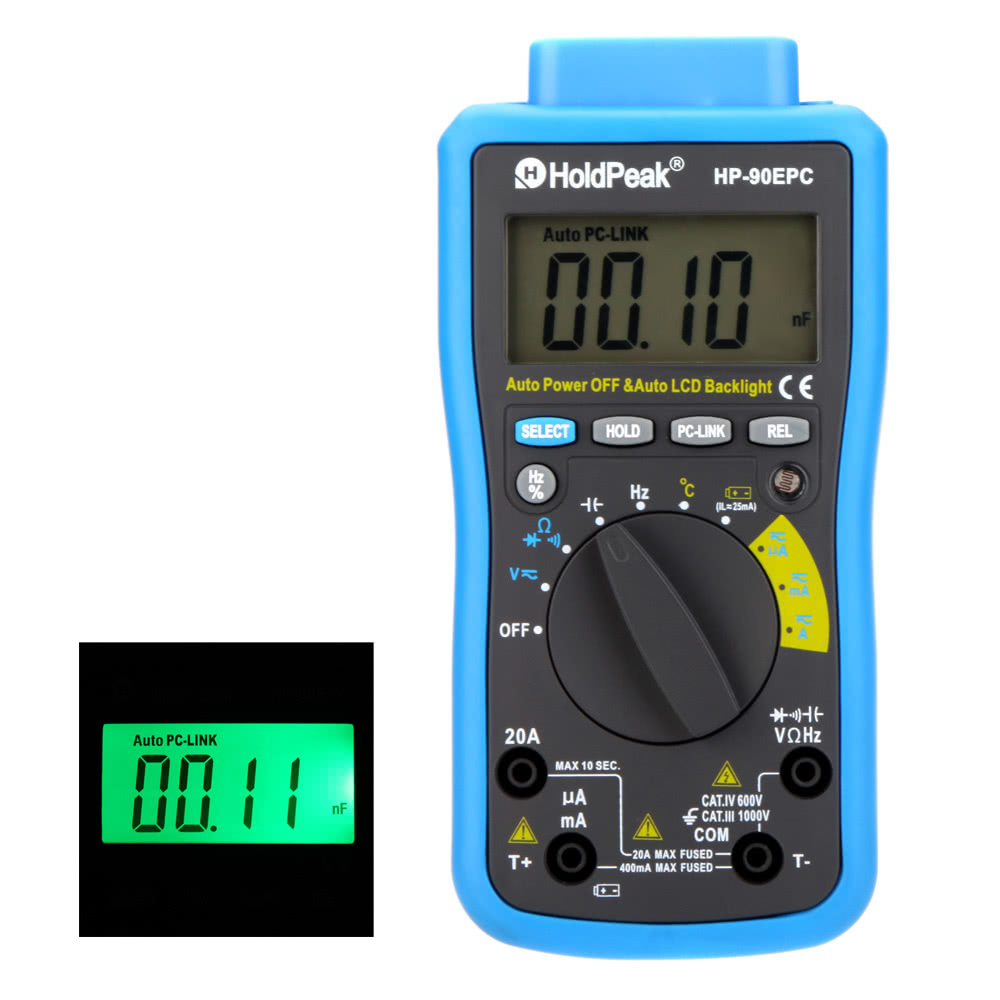 HoldPeak HP-90EPC Auto Range Digital Multimeter