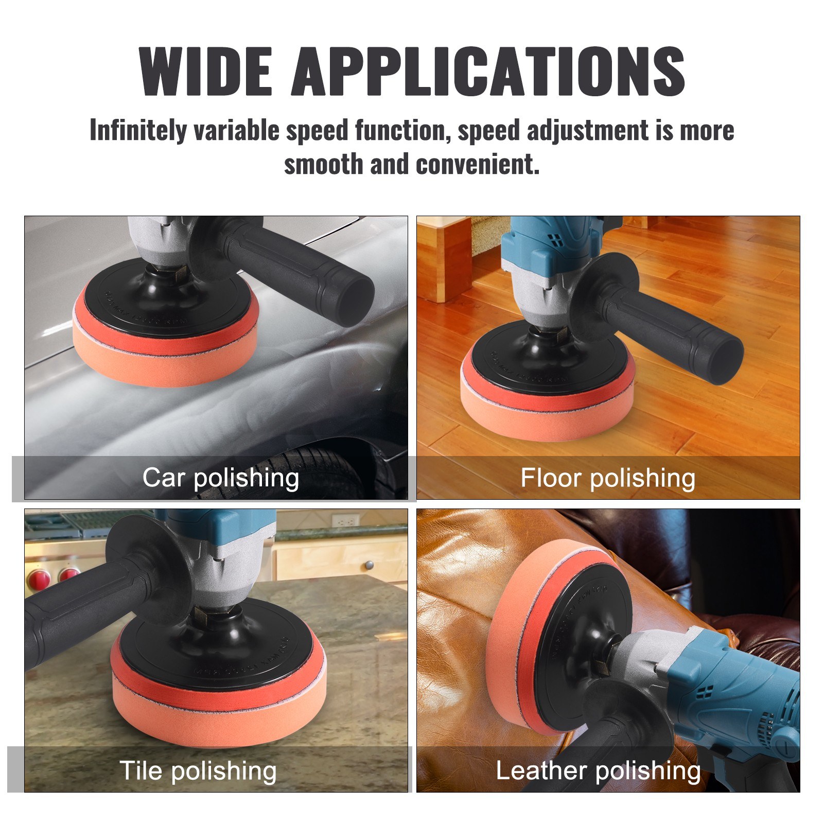 800W 21V Multi-function 2 In 1 Electric Drill Polishing Machine ...