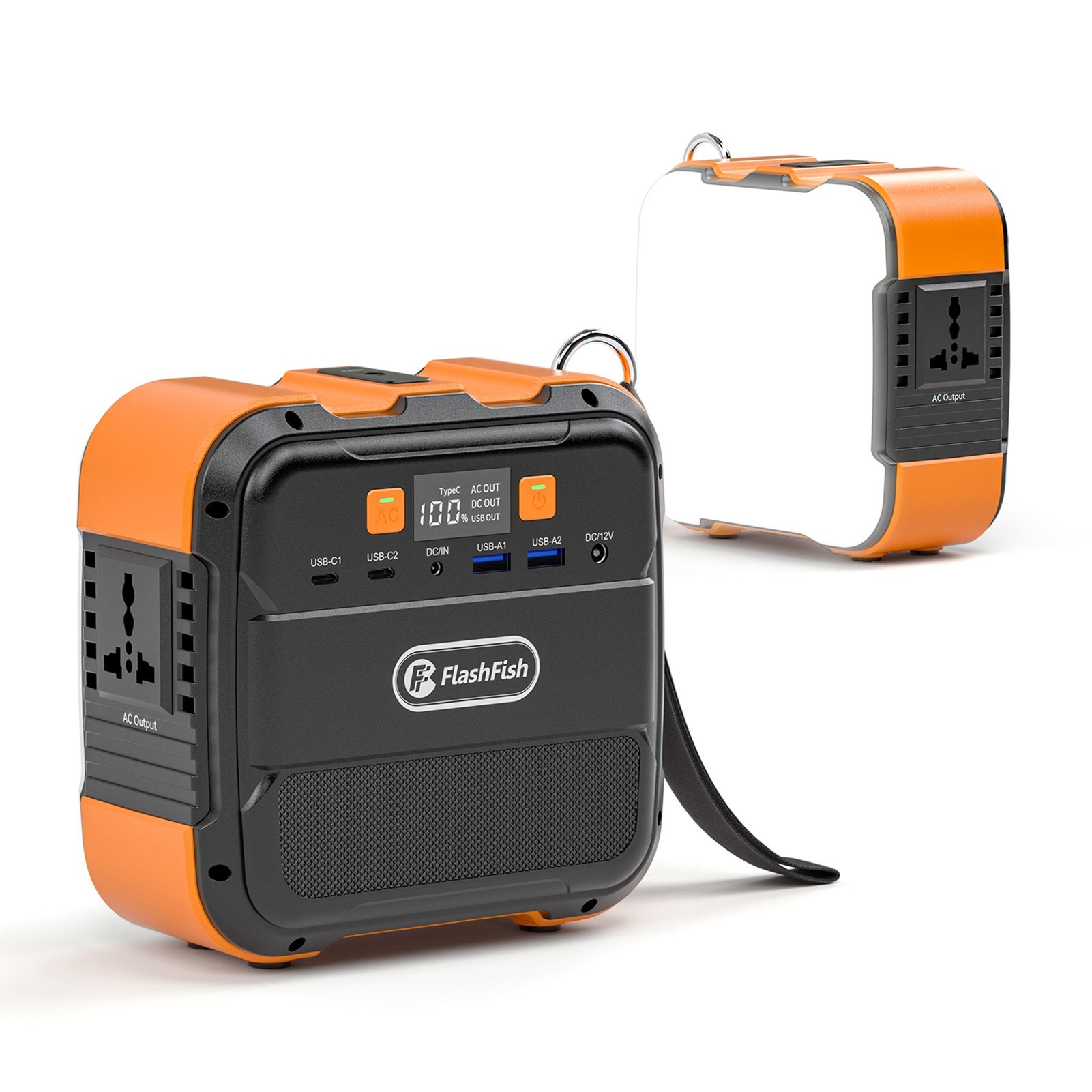 Flashfish A101 Portable Power Station 26400mAh/98Wh Solar Generator ...