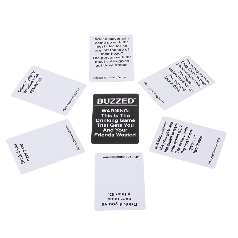 Buzzed Drinking Cards Games That Gets