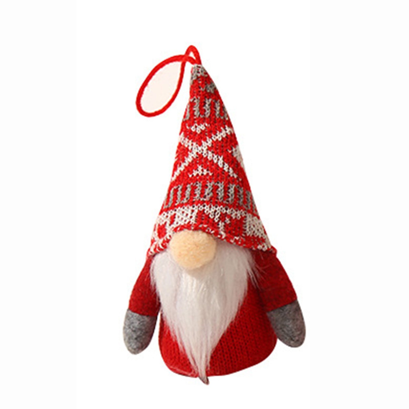 Decoração de Natal com luz iluminada, velho sem rosto boneco de malha ...