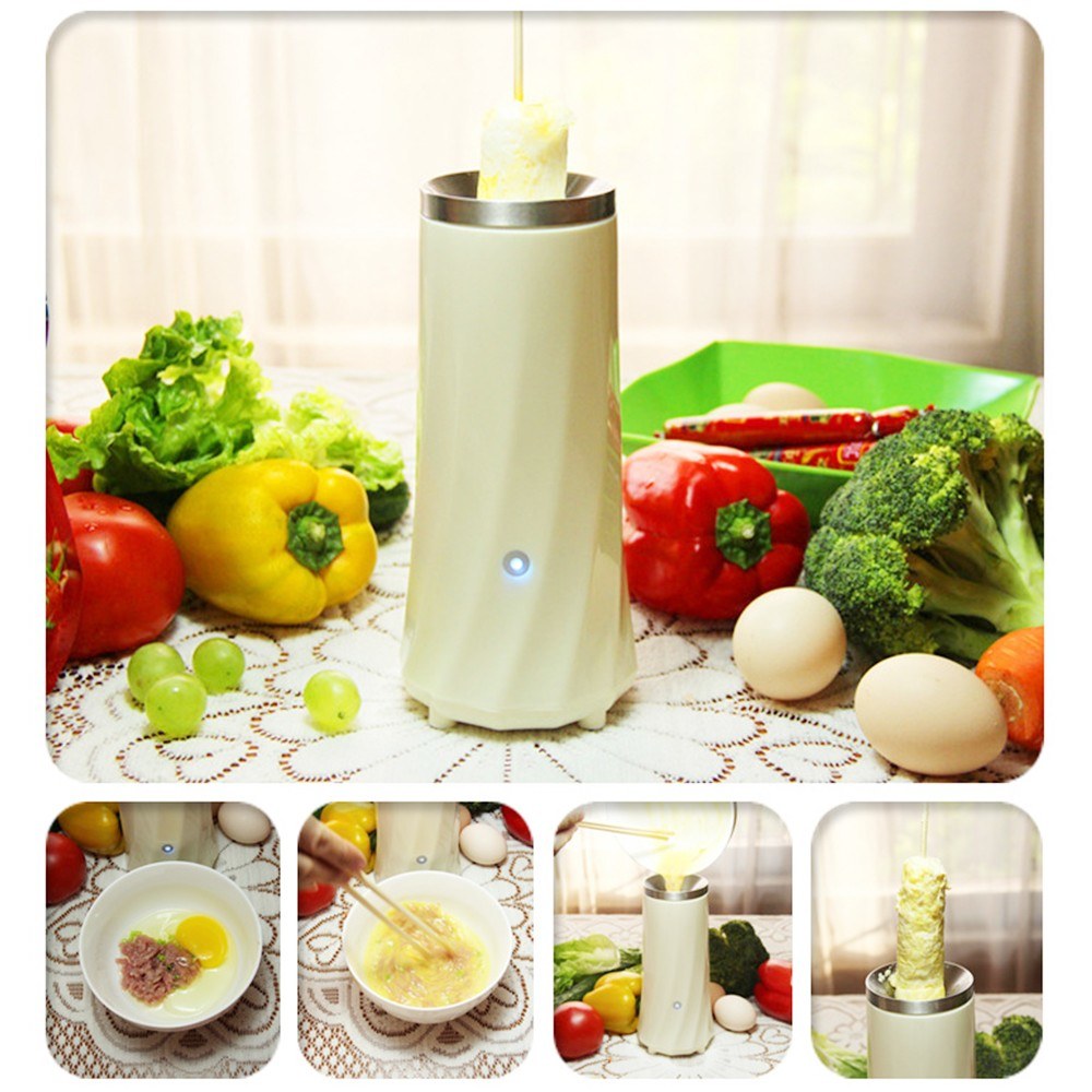 Automatic Eggs Roll Machine Electric Eggs Intestinal Maker