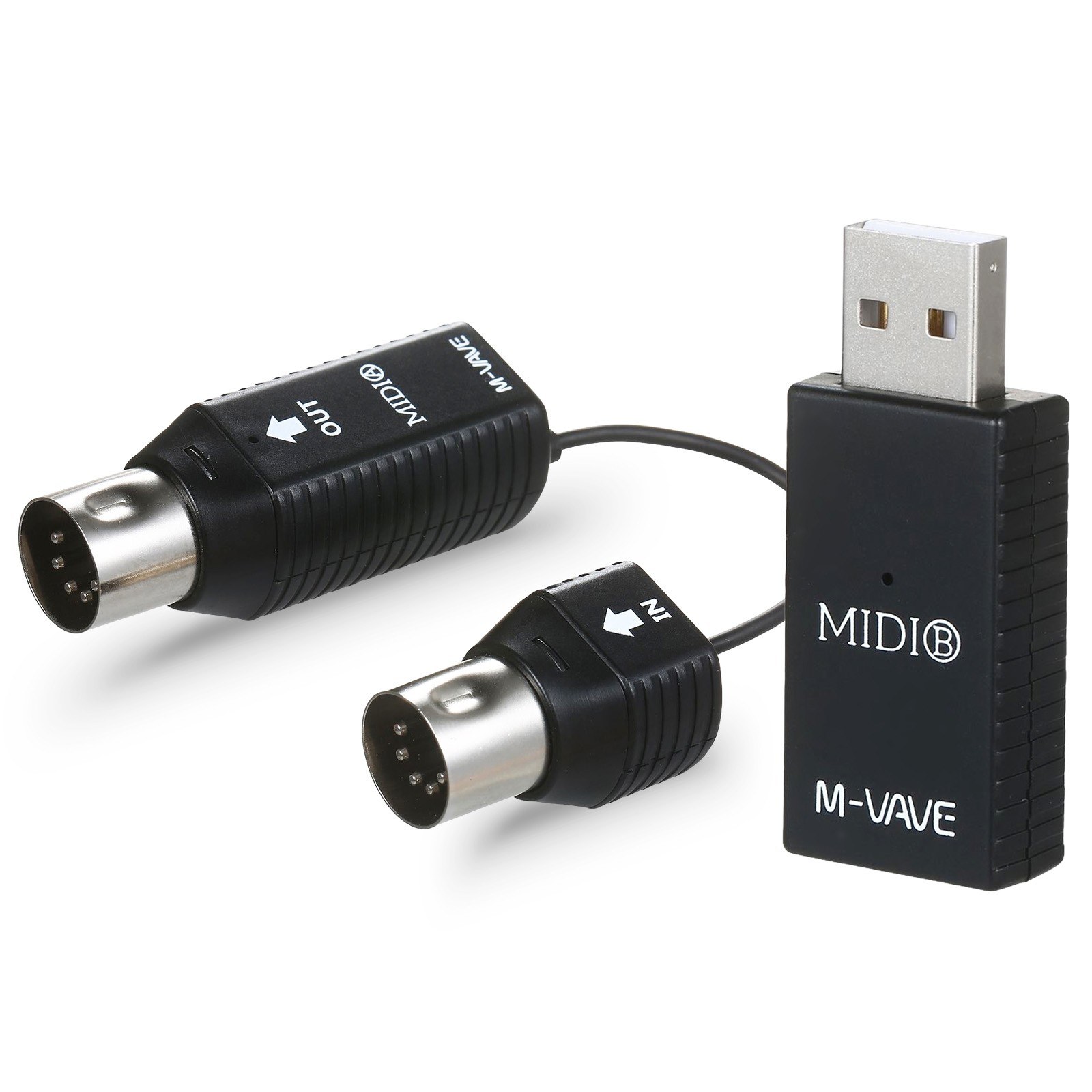 M-VAVE MS1 Mini Wireless Übertragungssystem MIDI-System MIDI Wireless ...