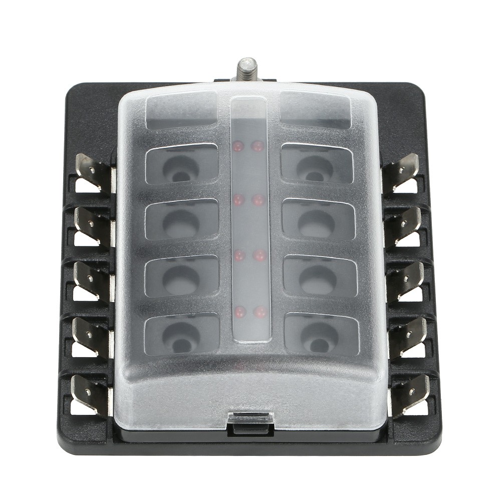 Boîte à fusibles à 10 voies