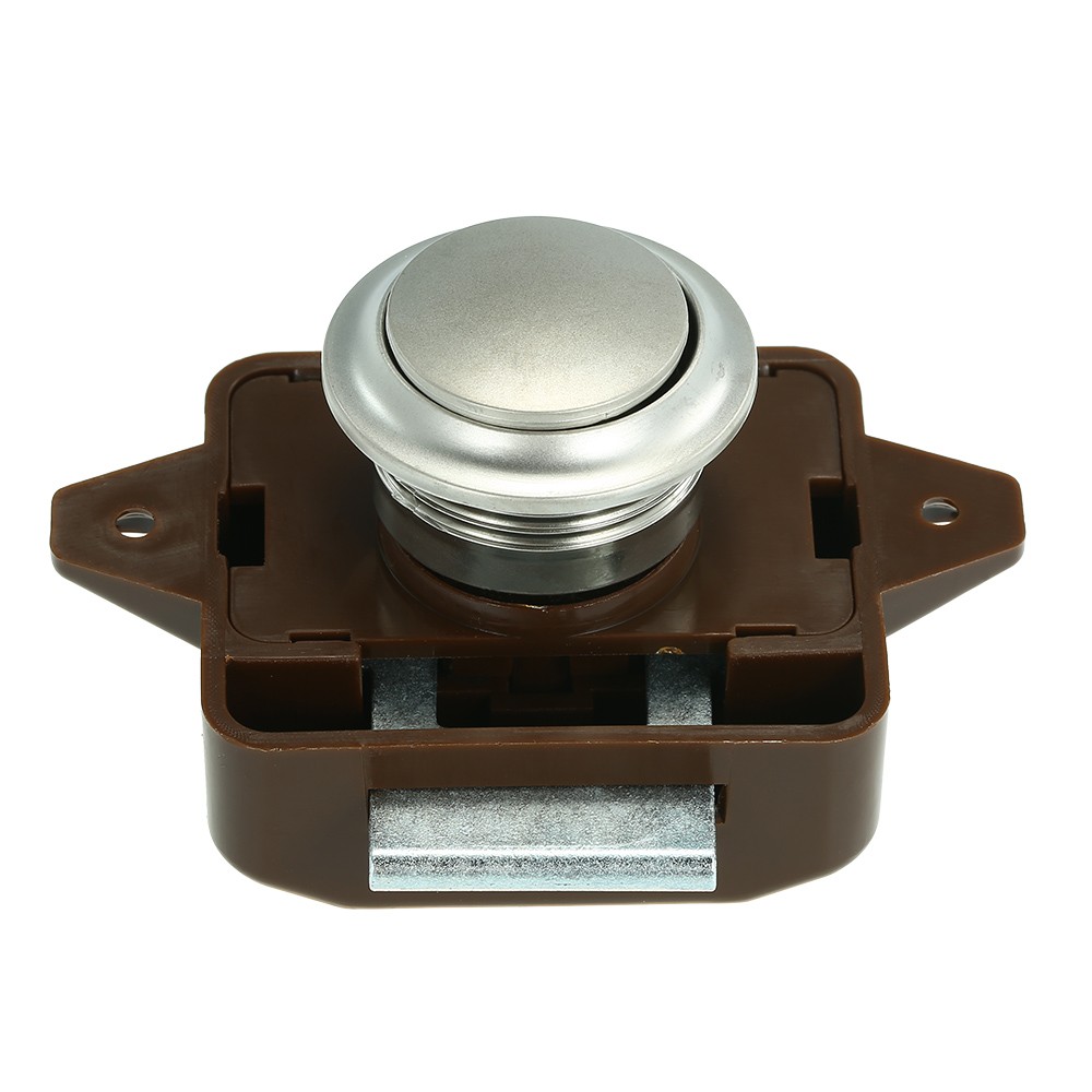 Large Push Button Cabinet Latch
