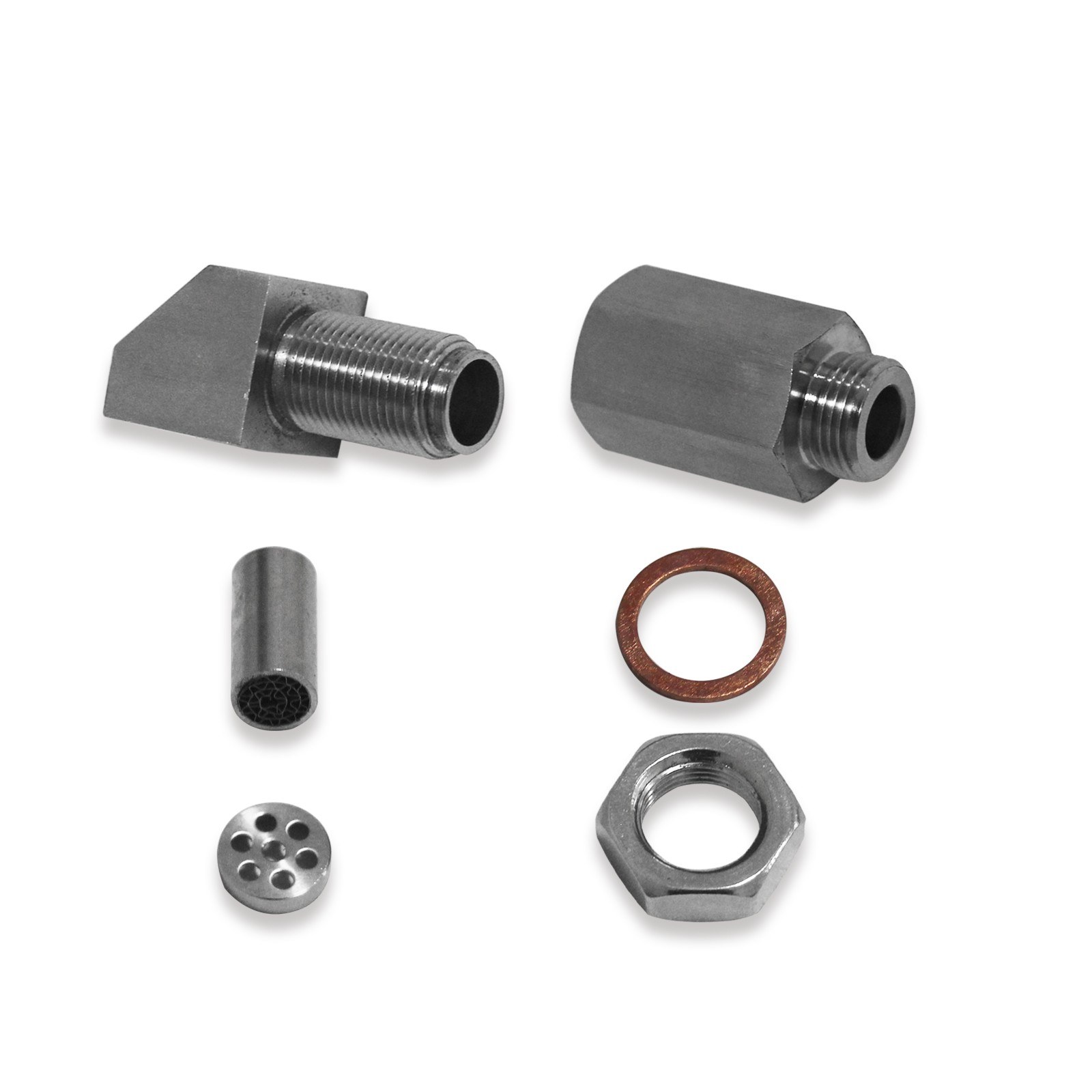 45 Degree O2 Oxygen Sensor Extender Spacer Engine Light Adapter Engine ...