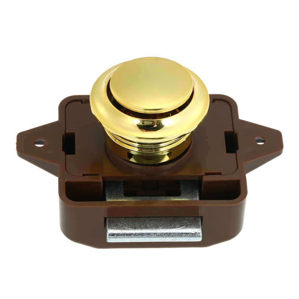 Large Push Button Cabinet Latch