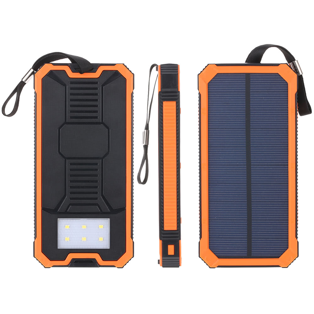 Portable Multifunctional 5000mAh Solar Power Bank Charger