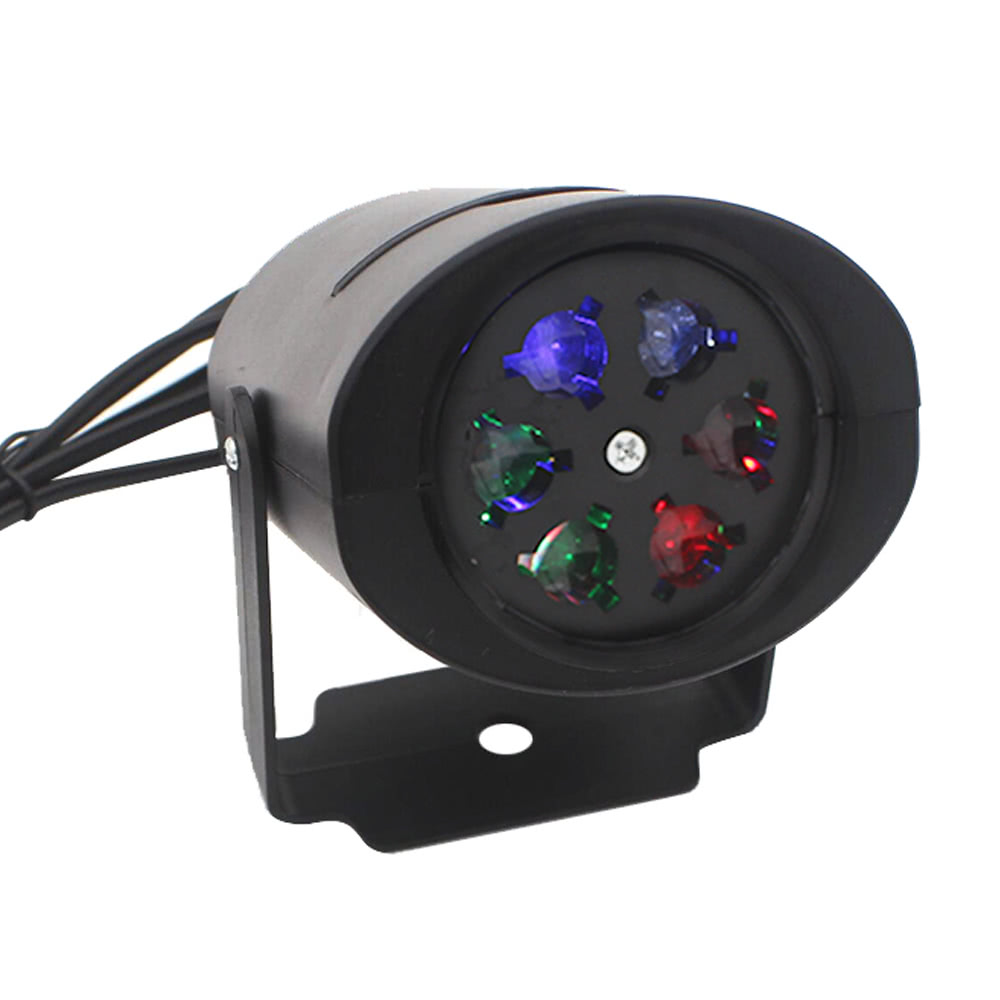 Mini LED RGB Stage Lamp with 4 Changeable Cards