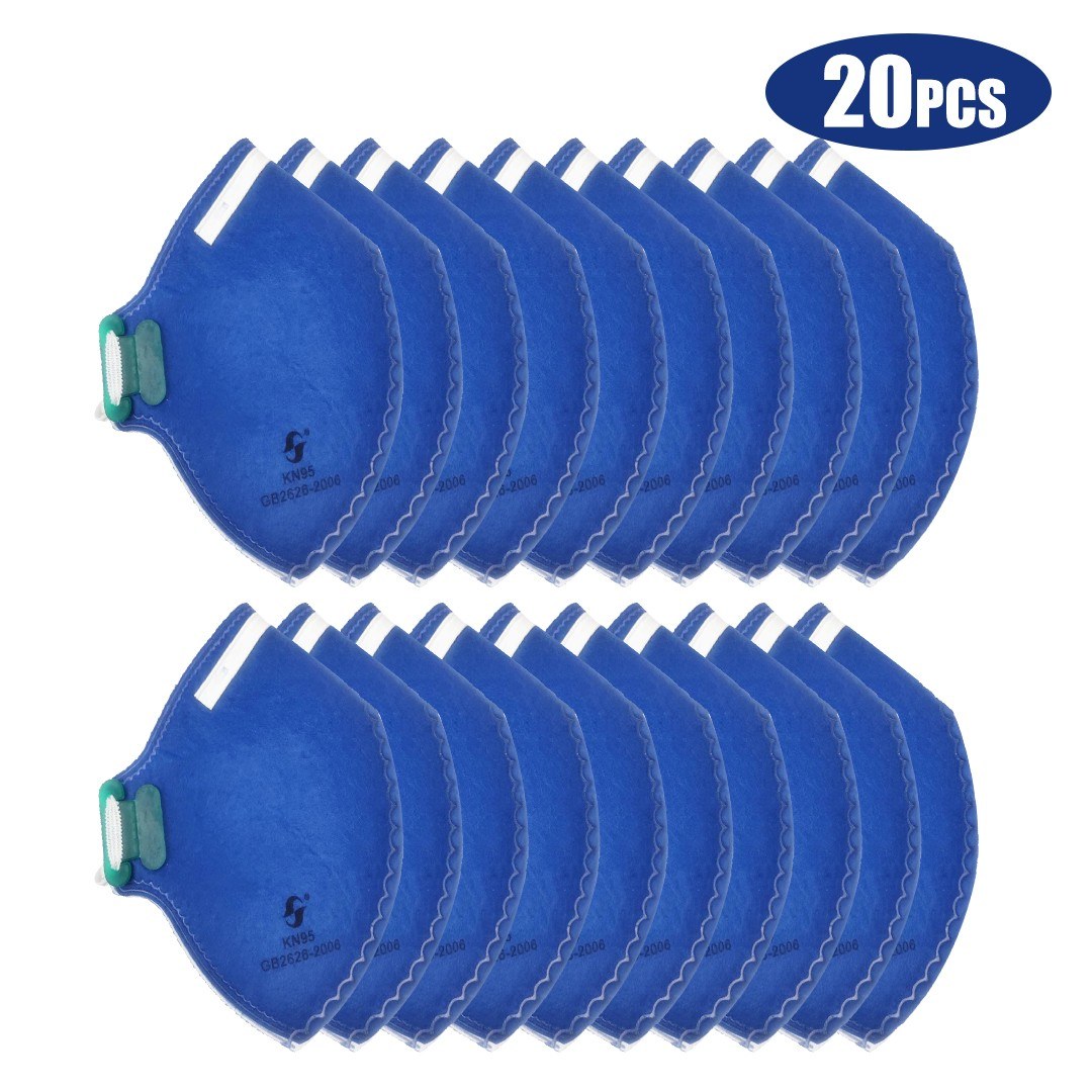 20PCS Folding Face Mask Mouth Face Protection Masks Multifunctional ...