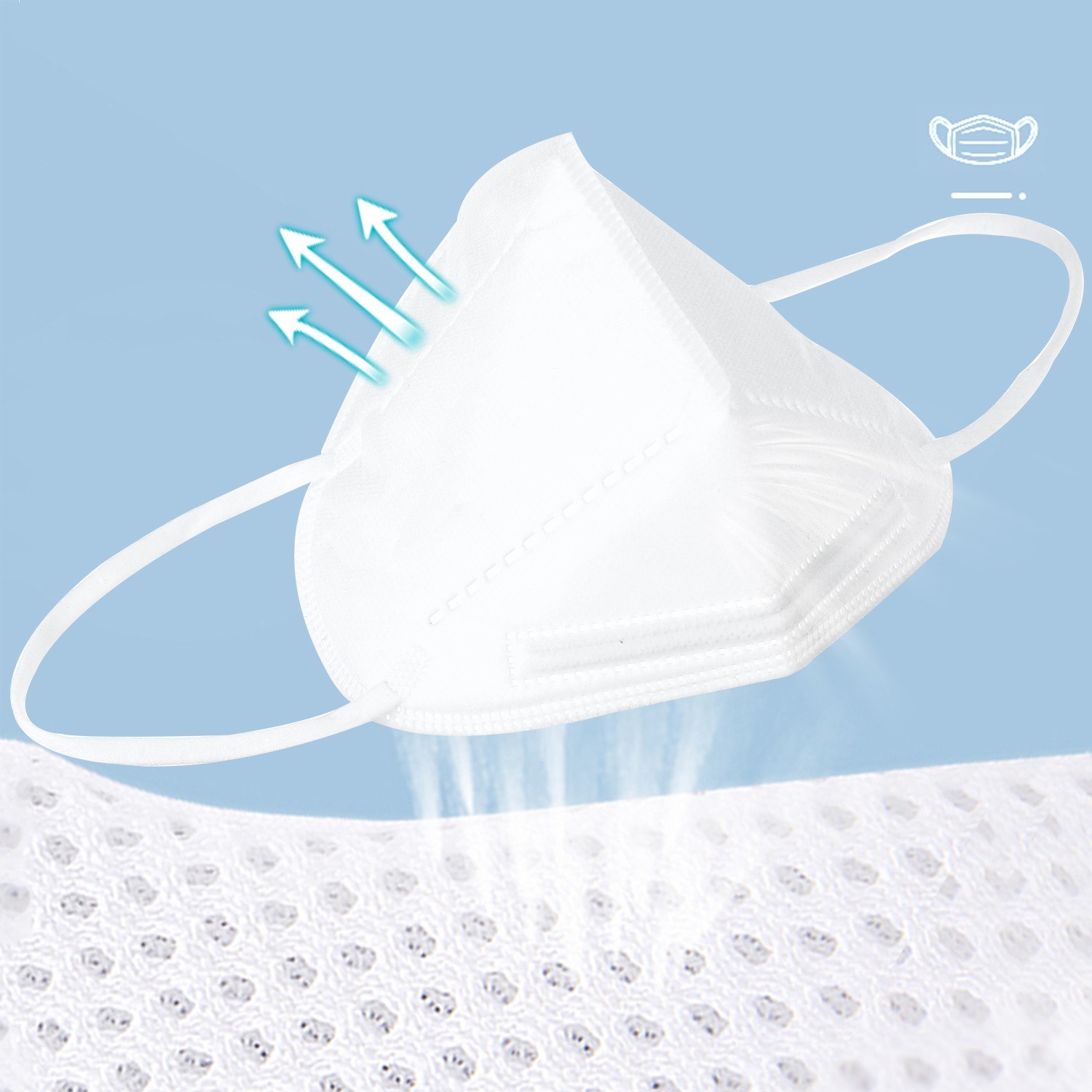 20PCS Folding Face Mask Mouth Face Protection Masks Multifunctional ...