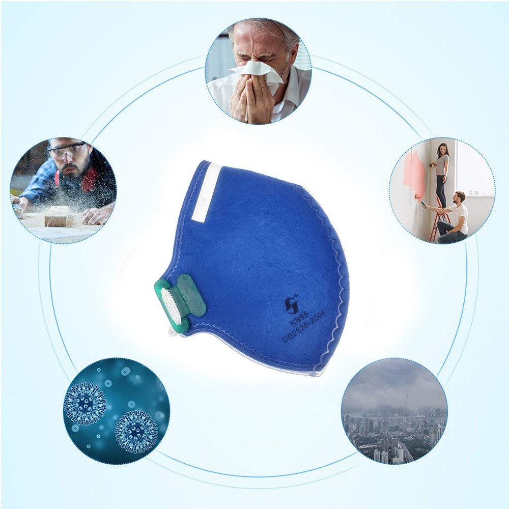 20PCS Folding Face Mask Mouth Face Protection Masks Multifunctional ...