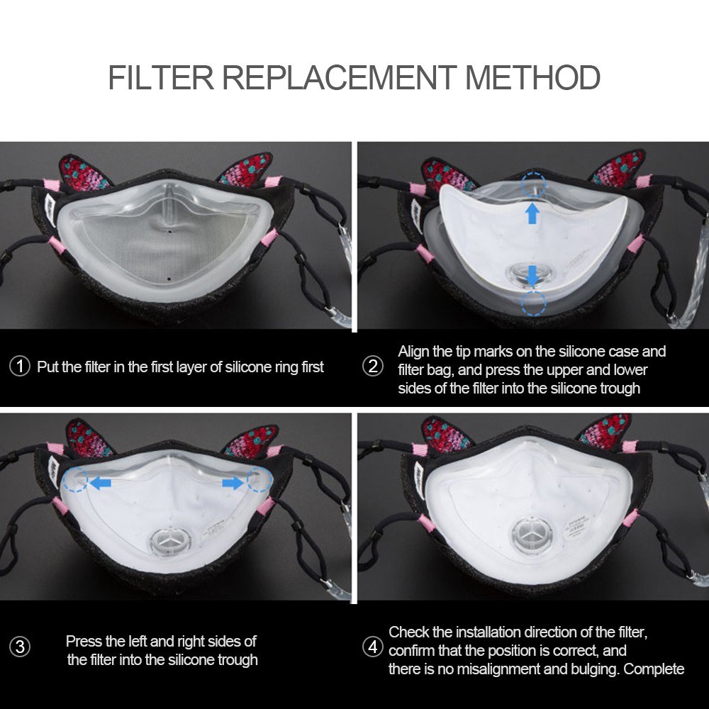 MeHow KN95 Breathable Face Mask Safety Anti Dust Droplets Pollen ...