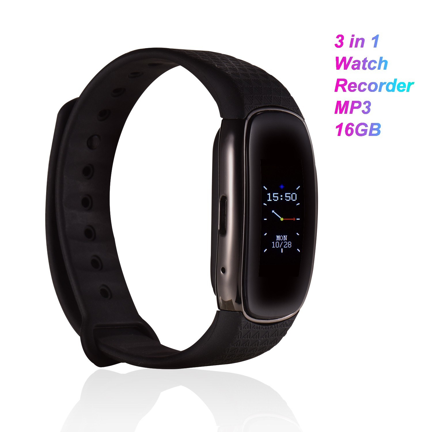 Portable Digital Voice Recorder Watch MP3 Music Player