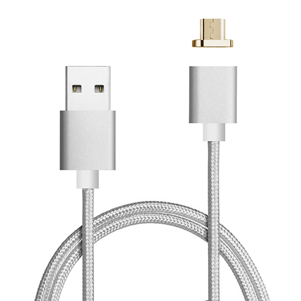 M2 Metal Magnetic Micro USB Charging Cable Suction Android Data Wire