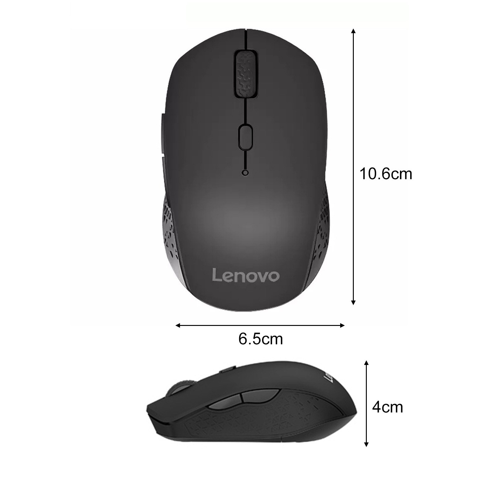 Lenovo Howard Wireless Mouse 2.4GHz Wireless BT Mouse with Nano USB ...