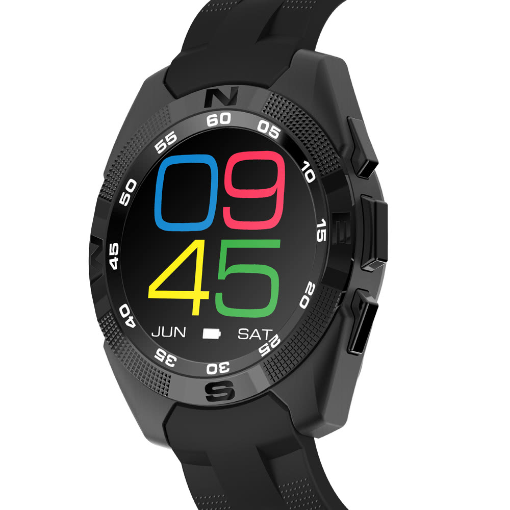 N º 1 G5 Smartwatch 1,2 pulgadas de la pantalla táctil IPS