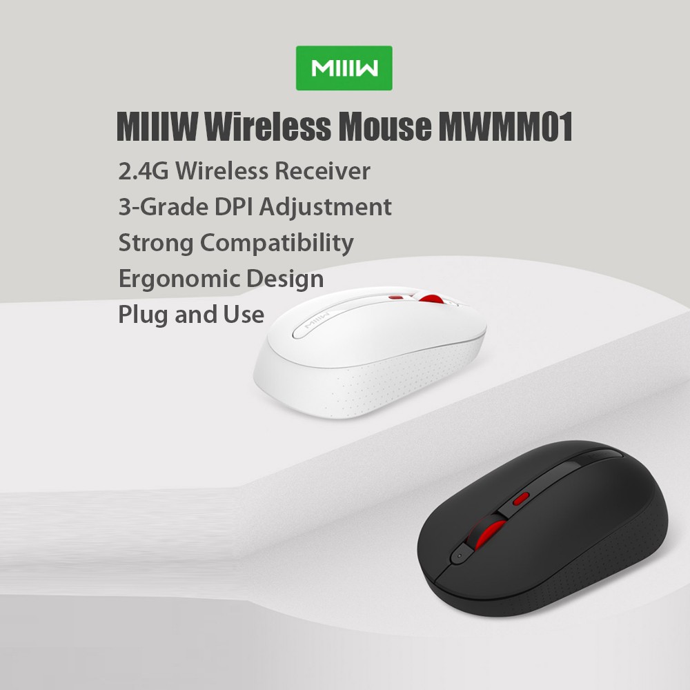 MIIIW Wireless Mute Mouse Portable Mouse MWMM01