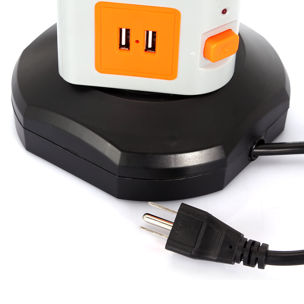 KKmoon JW Vertical Multi-Socket 3 Layers 2.1A USB Smart Power Sockets