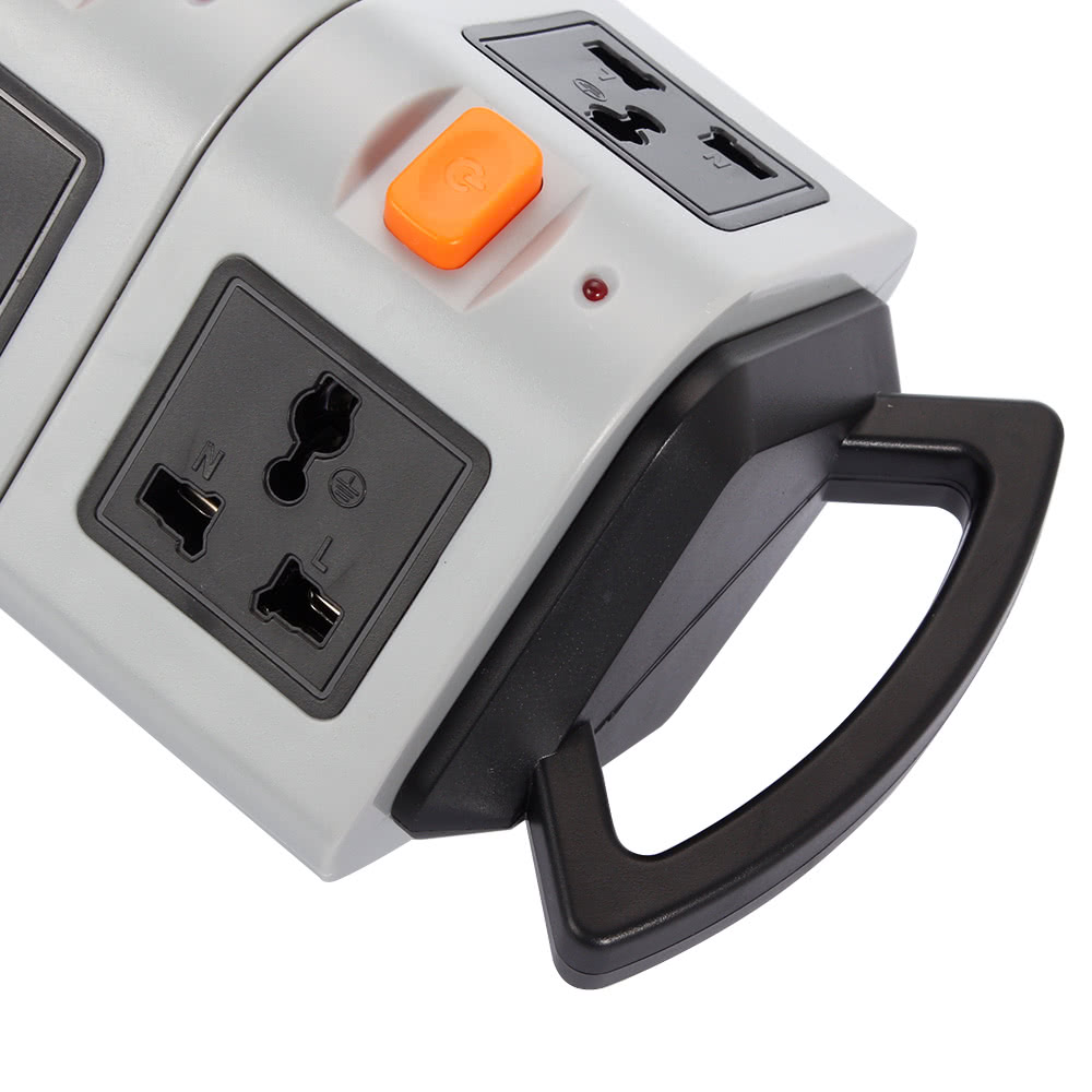 KKmoon JW Vertical Multi-Socket 3 Layers 2.1A USB Smart Power Sockets