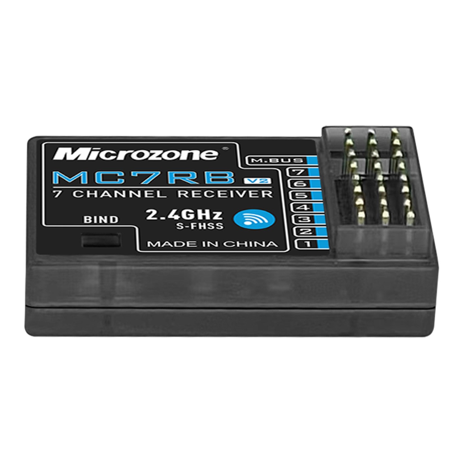 MicroZone MC6C 2.4G 6CH Remote Controller Mode 2 Transmitter MC7RB ...