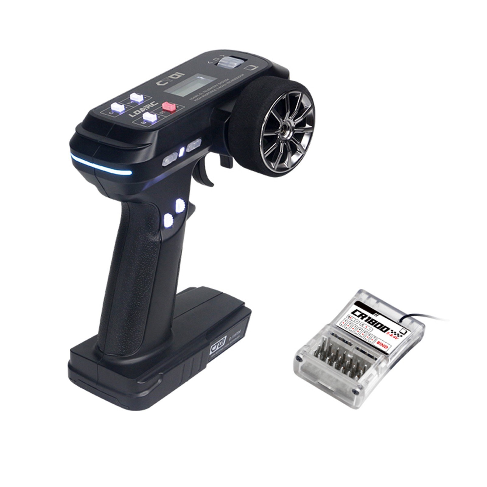 2.4GHz Fernbedienung Sender mit 8CH Empfänger für Dual-Spur Modell Mini ...