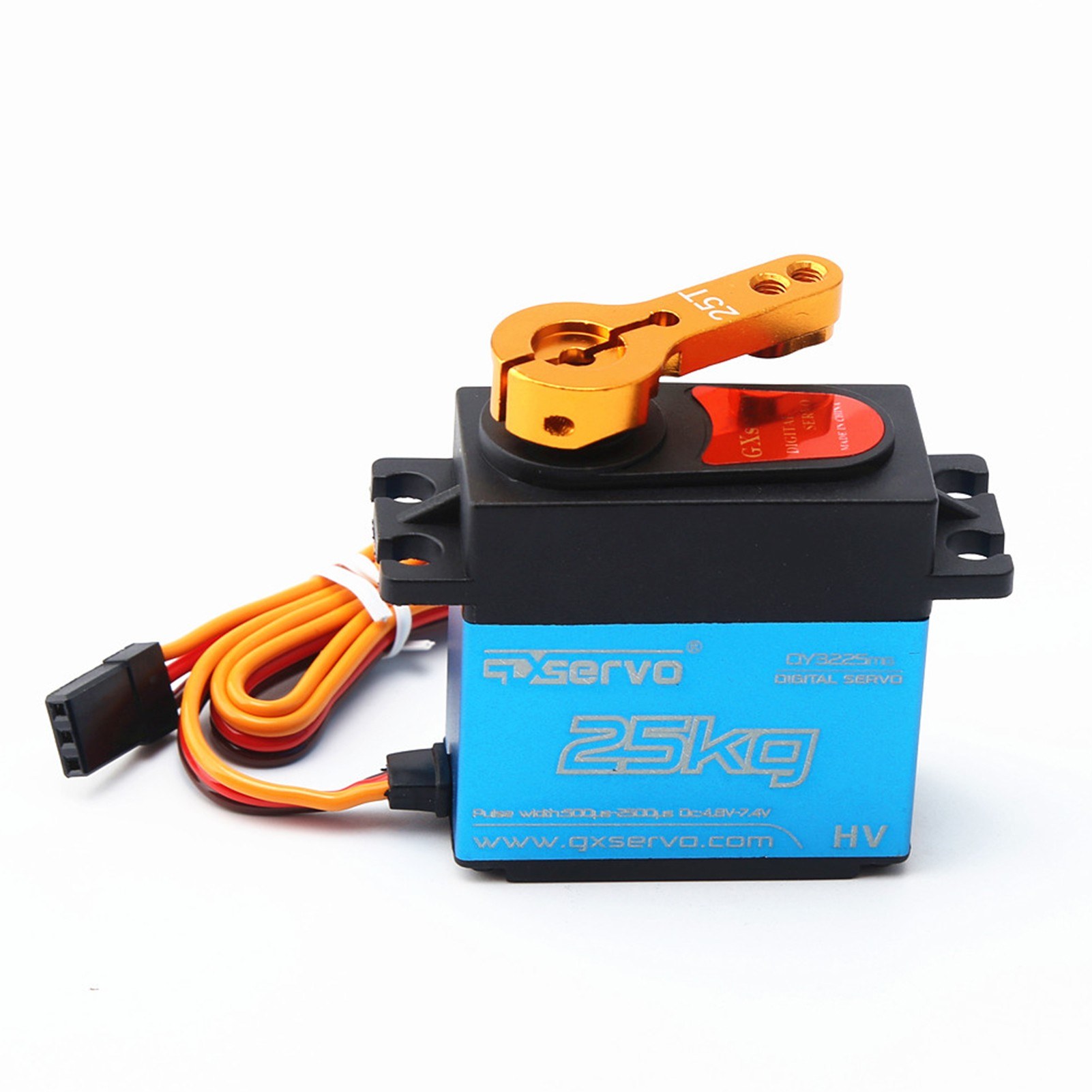 HobbyFans 25KG Digital Servo Set Servo Arm High Torque Metal Gear ...
