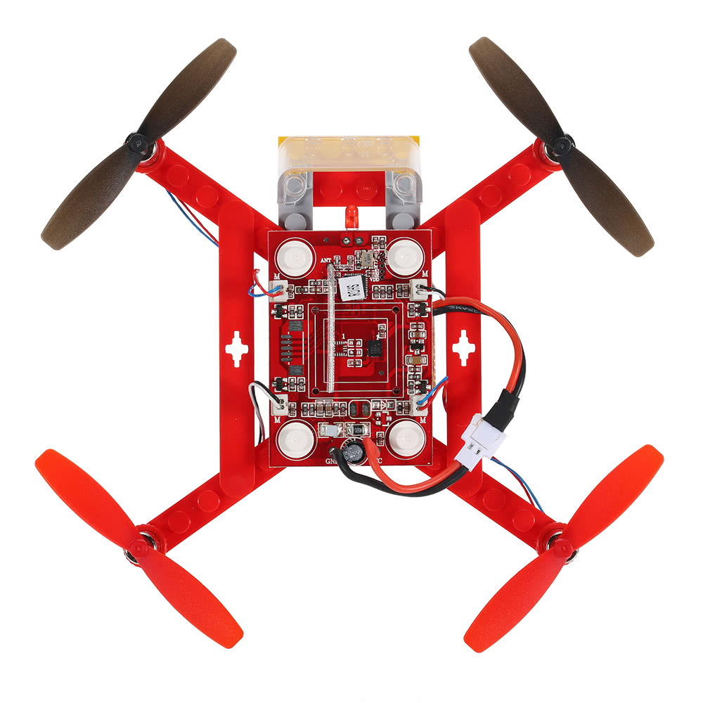 2.4G 4CH 6-Axis Gyro Mini DIY Building Block Drone RC Quadcopter