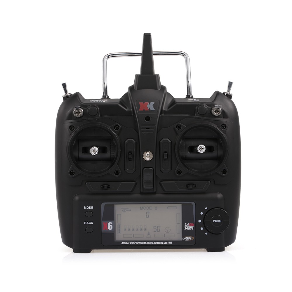 Transmisor de control remoto XK X6 2.4G 6CH