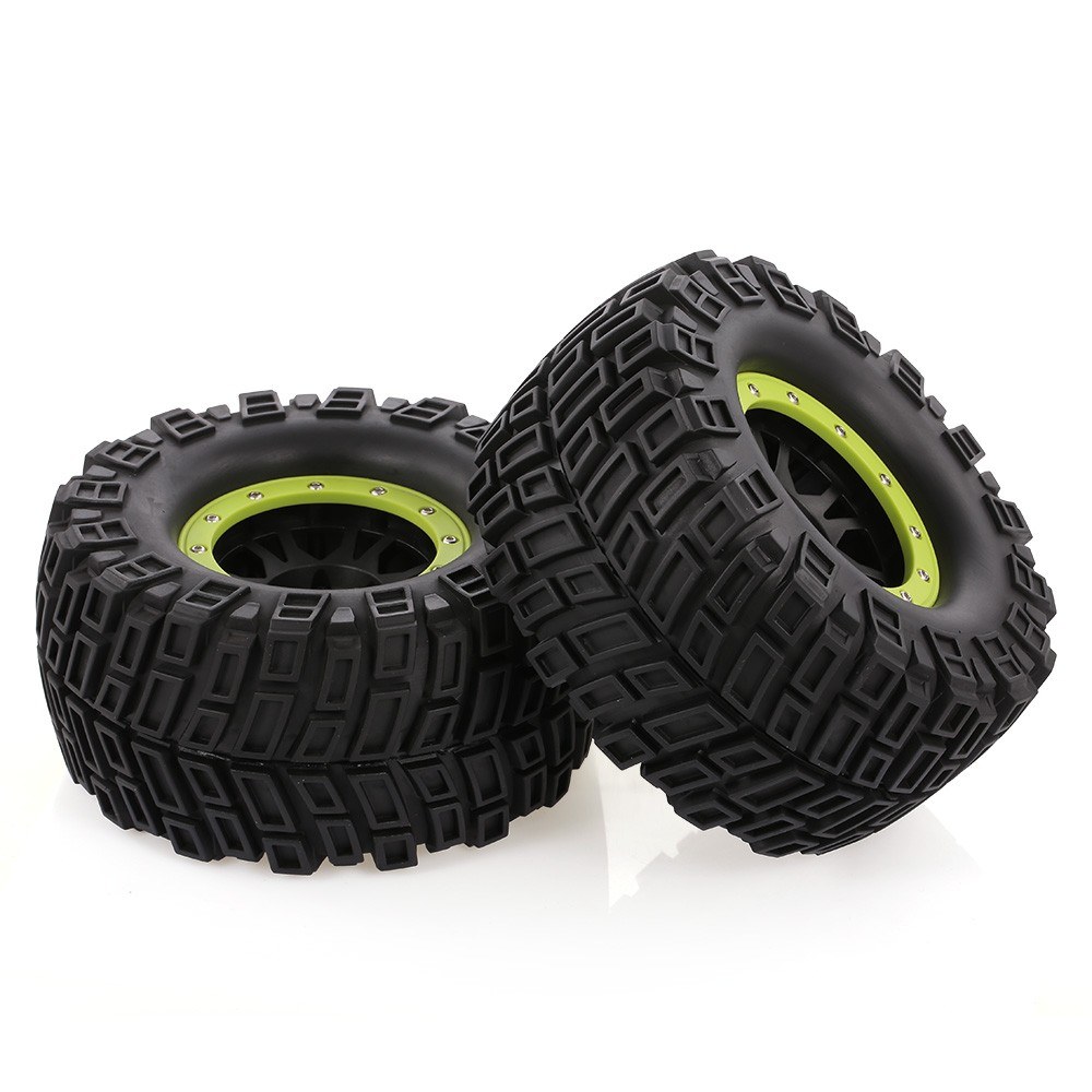2pcs AUSTAR 165mm 3.8 Inch Rim Rubber Tyre Tire Wheel