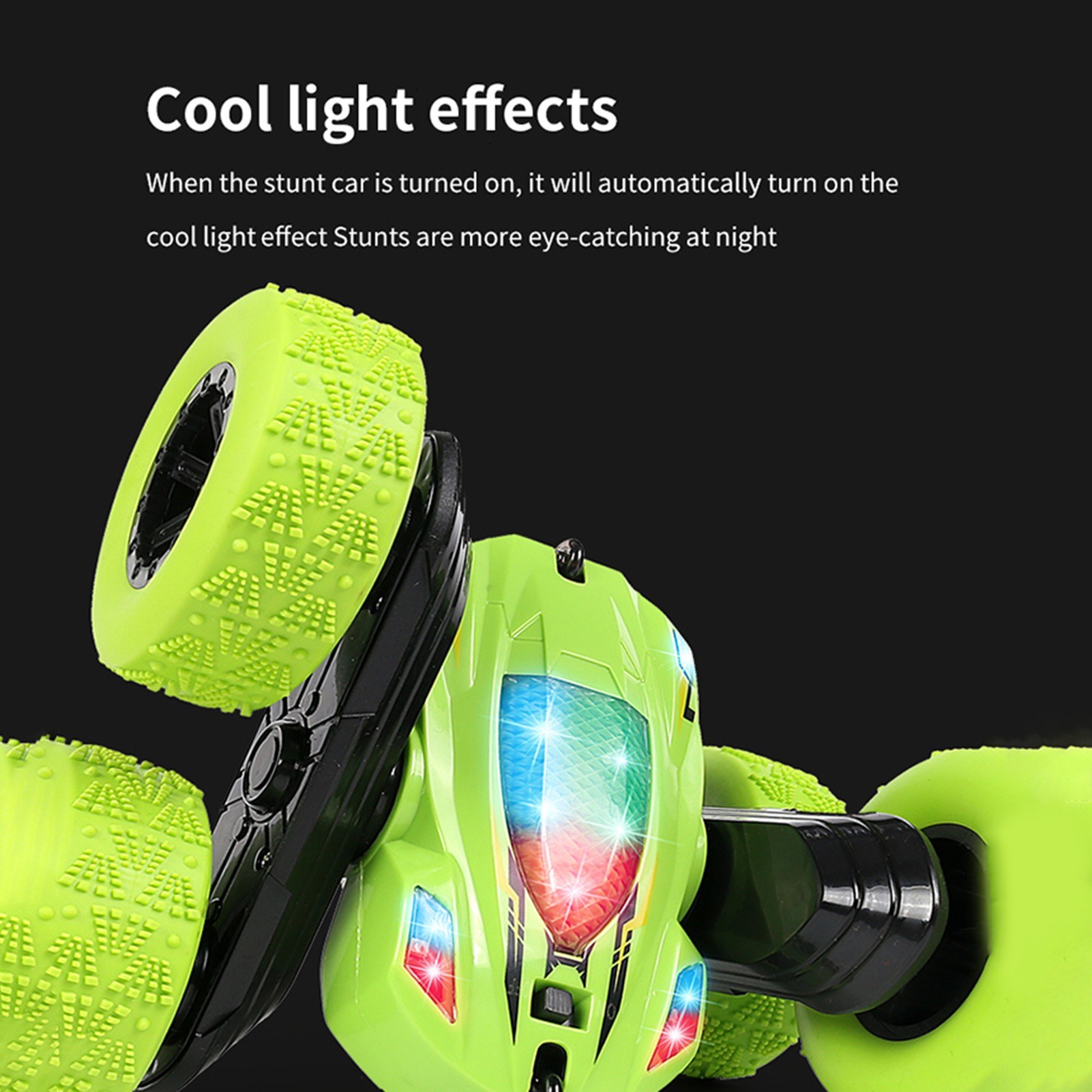 RC Stunt Car for Kids Double Sided 2.4GHz 4WD Remote Control Stunt Car 360° Stunt Roll Vehicles ...