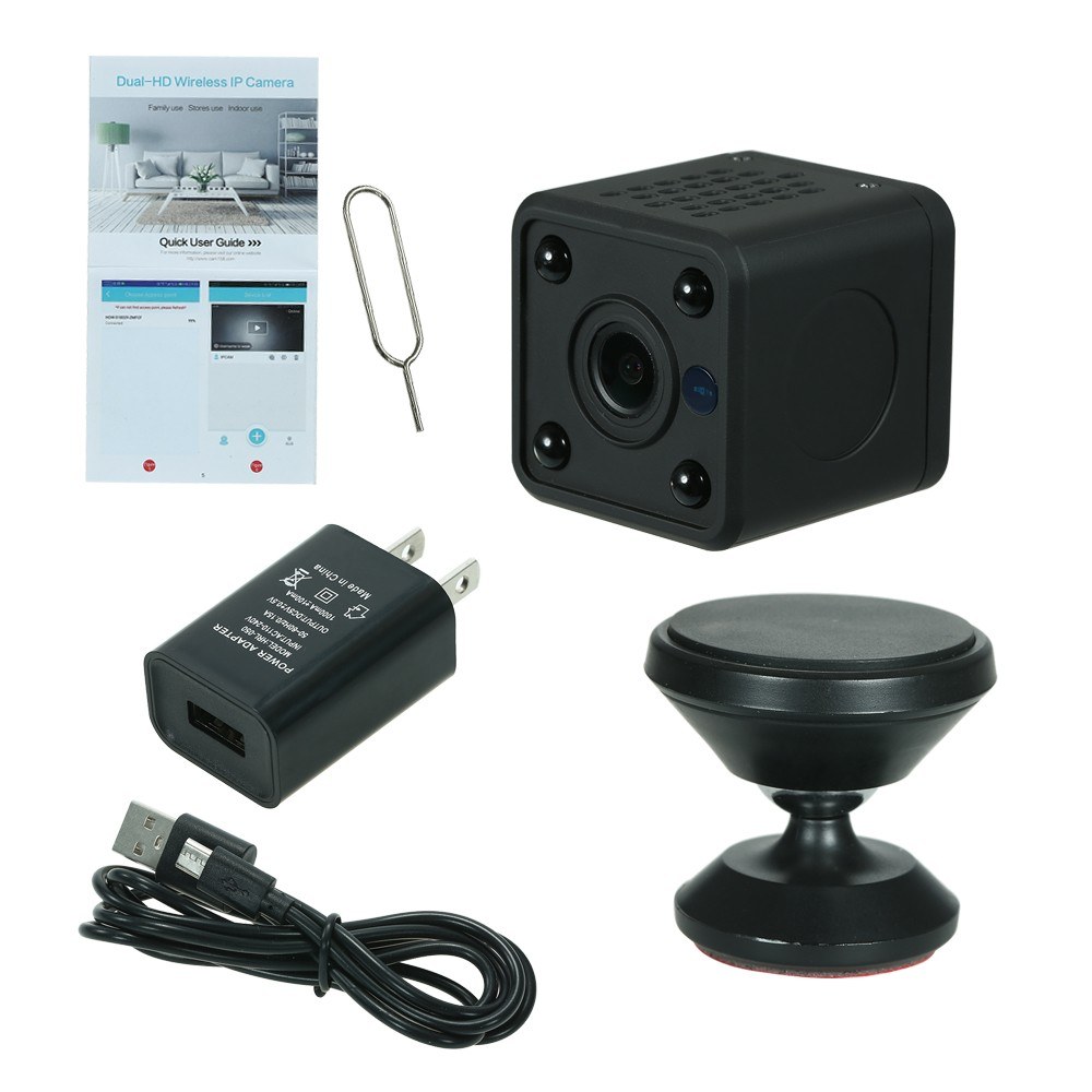 HD 720P Mini Wireless WiFi IP Camera-WJ01