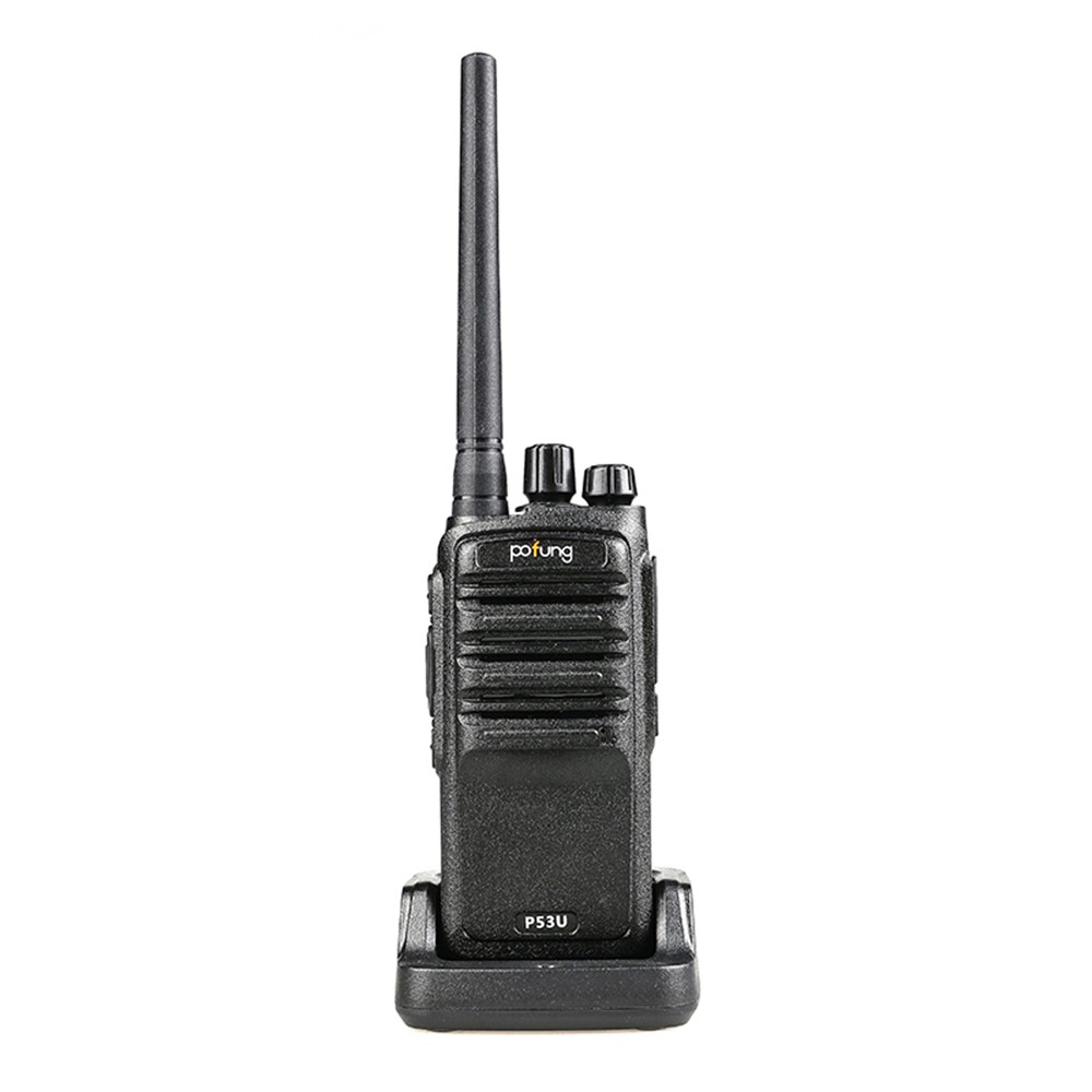 POFUNG P53U Mini-Walkie-Talkie 430-440 MHz 16-Kanal-tragbarer Hand ...