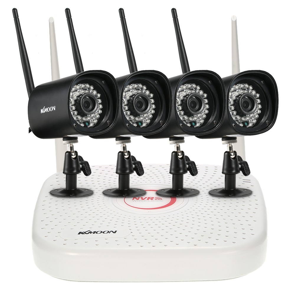 4-Way WiFi HD NVR Monitoring Kit